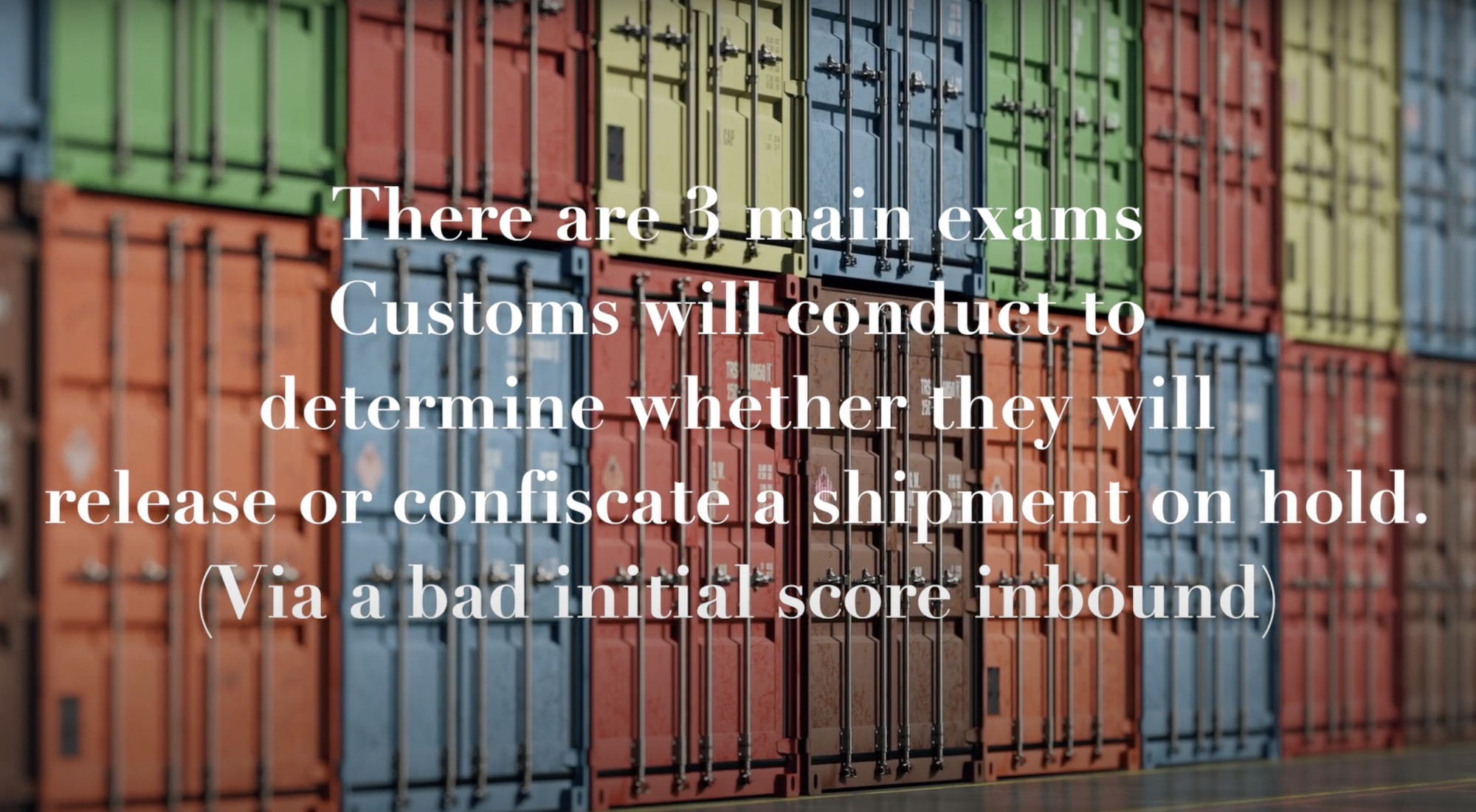 Braumiller Law Group Shipping Containers Exam